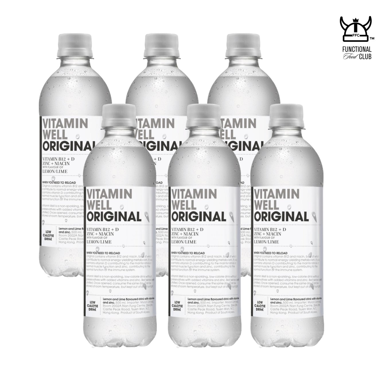 Vitamin Well Original 500ml - 6 bottles/ 1 carton – Functional Food Club